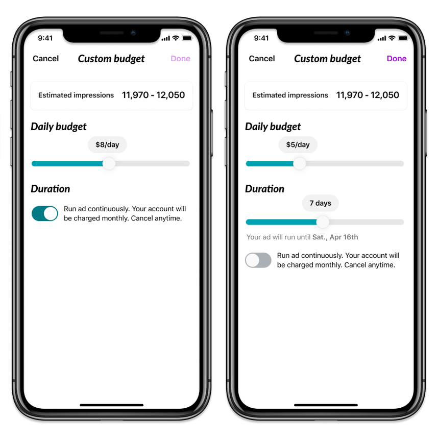 Tips for selecting a budget for Nextdoor Ads