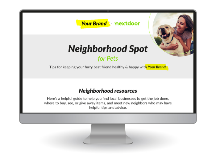 Help Neighbors Celebrate National Pet Month