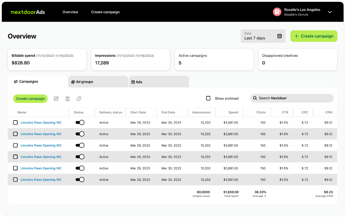 Getting Started with Local Advertising & Campaign Creation | Nextdoor
