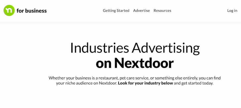 Nextdoor for Enterprise Businesses