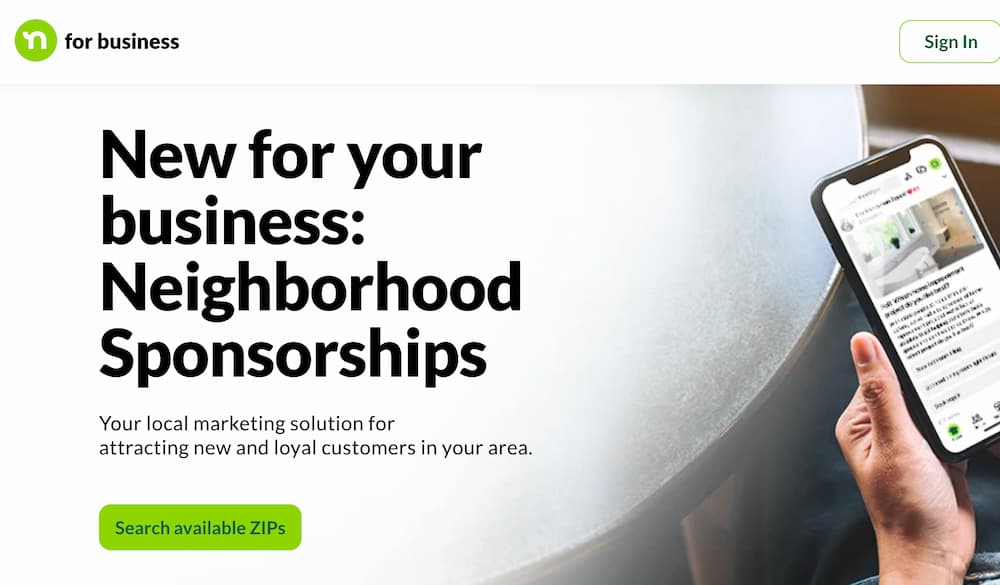 New for your business: Neighborhood Sponsorships